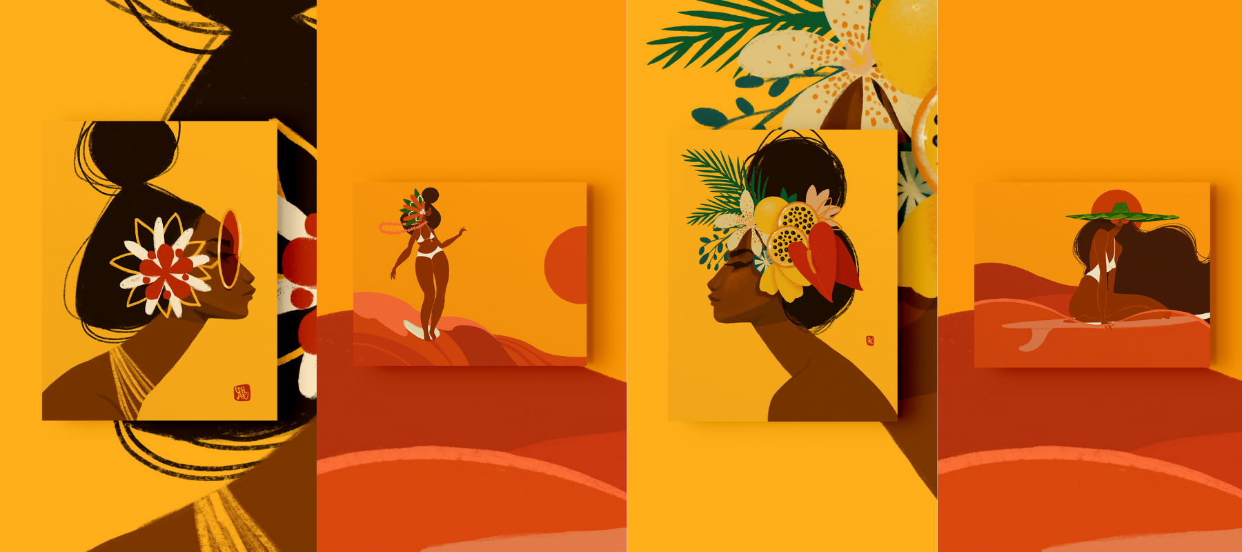 Surf Inspired Art Prints. Bold, Vibrant, Island Art for your home ...